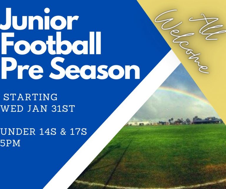 Junior Football Pre-Season – Natimuk United Rams